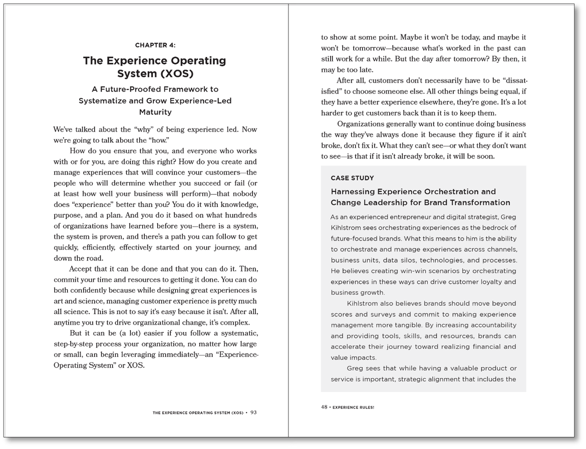 Experience Rules! The Book